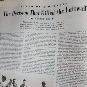 Saturday Evening Post | Art | Sept 945 Post Magazine Boston Luftwaffe ...